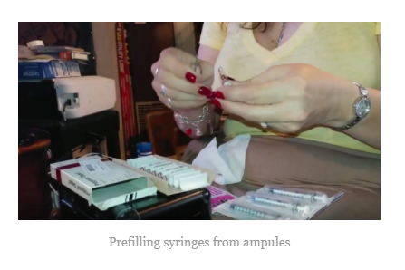 Subcutaneous Injection of Hormones – MTF Trans Hormonal Therapy